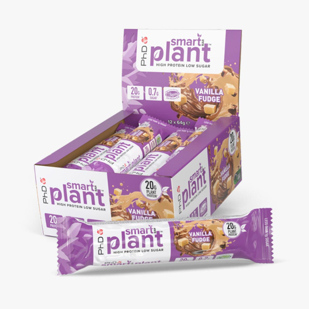 PHD Lata de smart bar plant (12X64g) - Nutrición