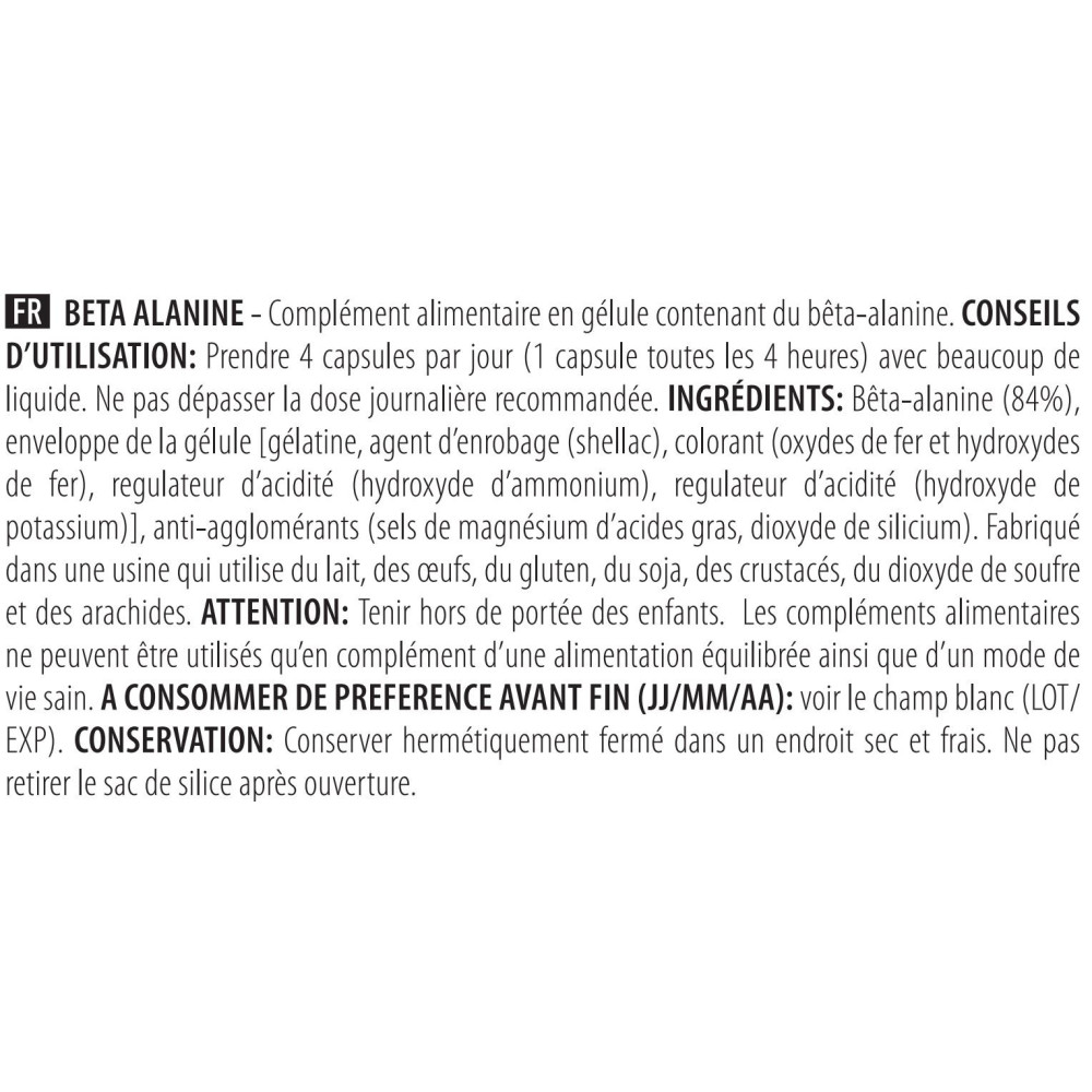 Beta Alanina 90 Capsule BIOTECH - 4000 mg di beta alanina per dose