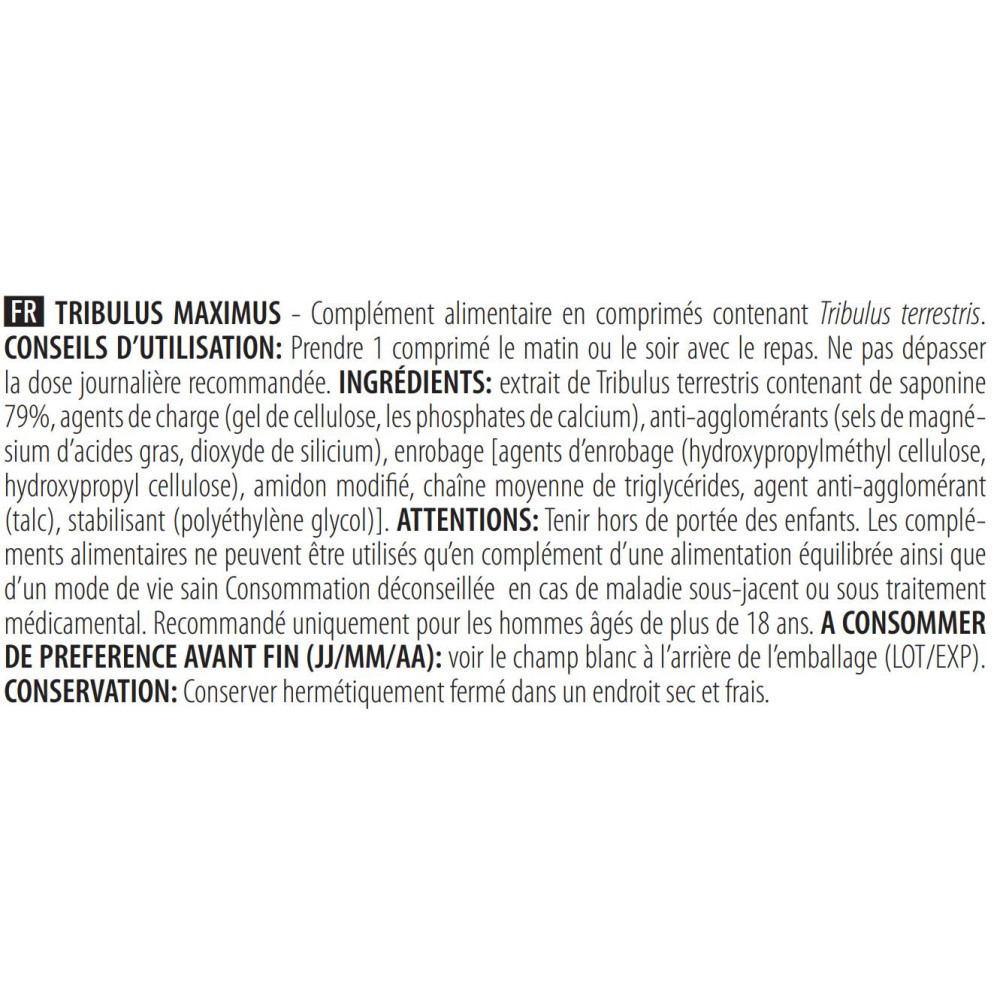 Tribulus maximus 90 caps Biotech