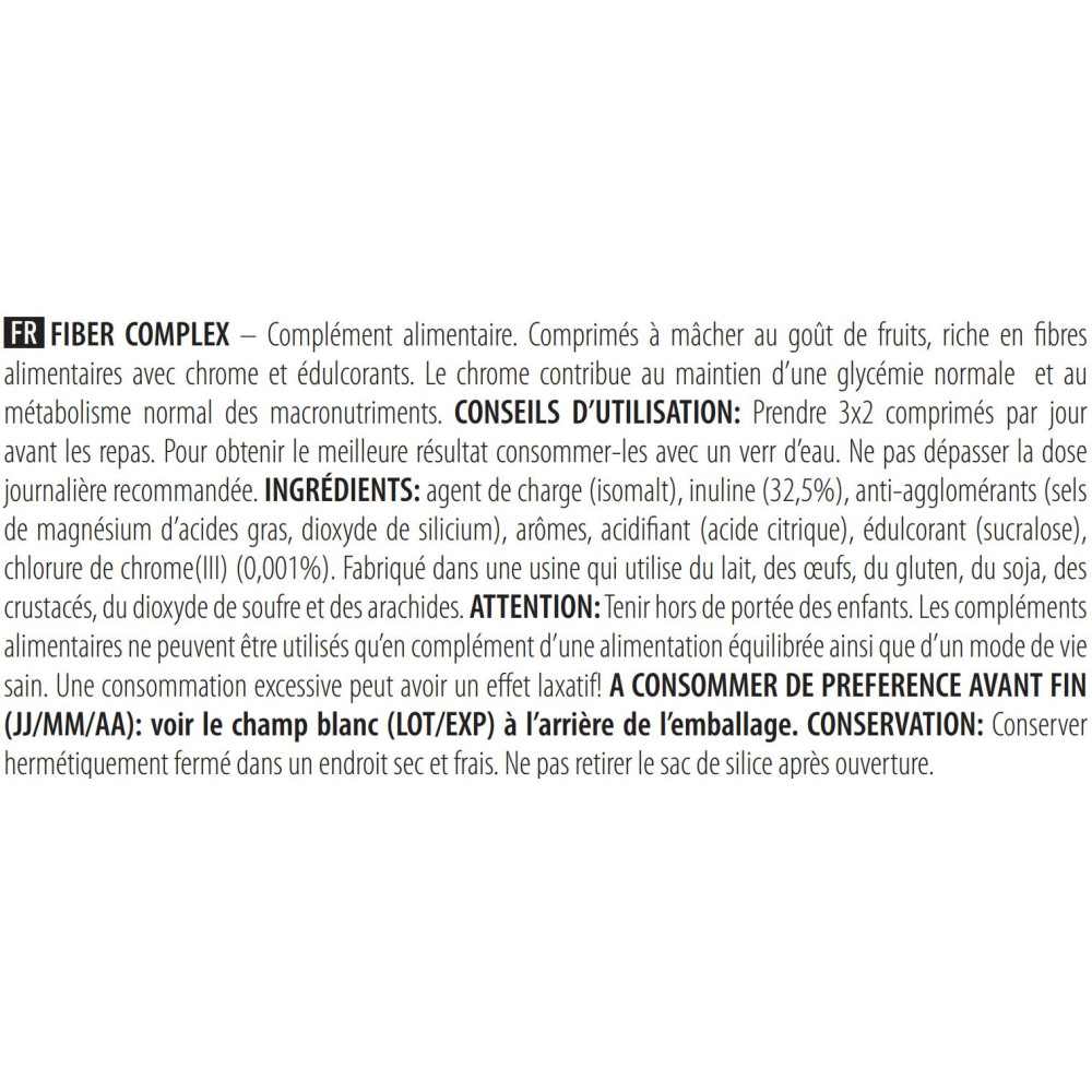 Fiber Complex (120 tabs) - Biotech USA