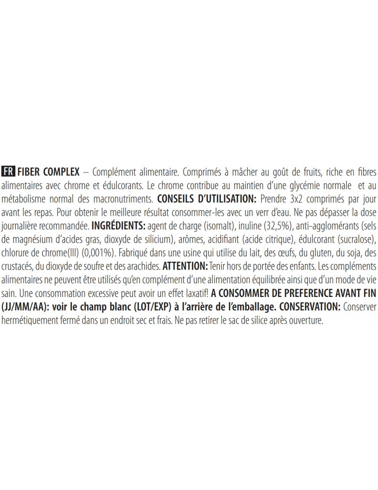 Fiber Complex (120 tabs) - Biotech USA