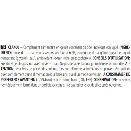 CLA400 (80 capsules) - Women's best