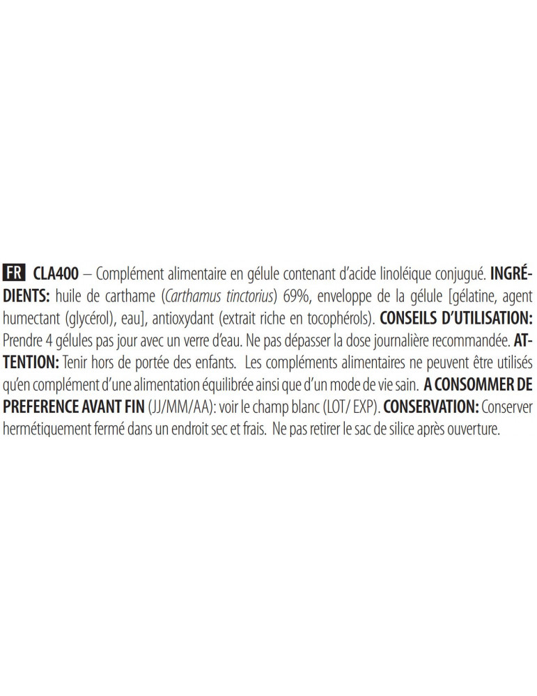 CLA400 (80 capsules) - Women's best