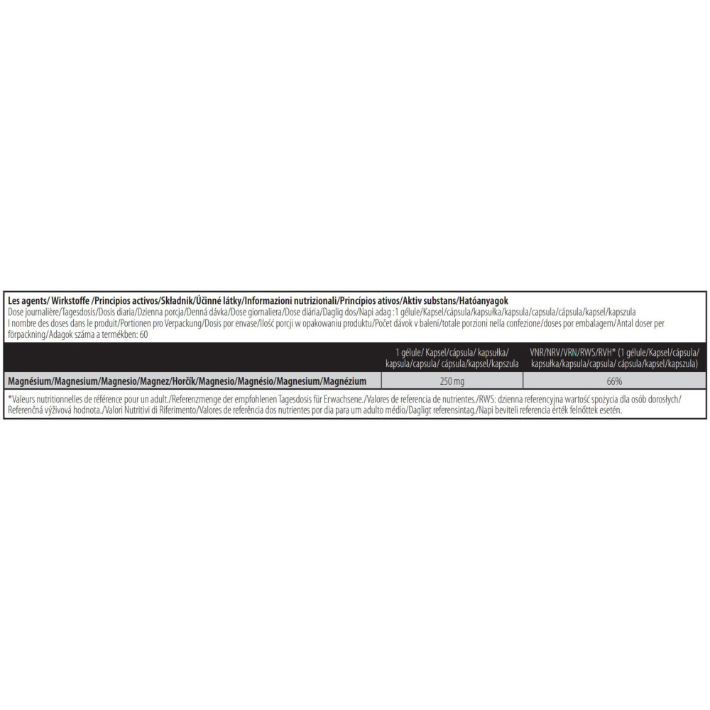 Magnesium + chelate (60 caps) -Biotech USA