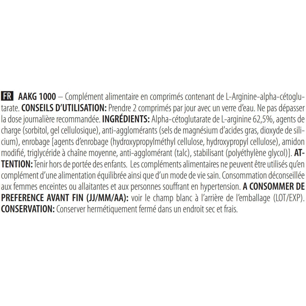 Aakg 1000 (100 cápsulas) - Biotech USA