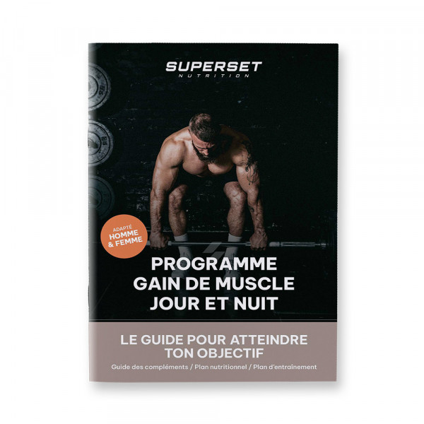 E-book Gain de Muscle Jour & Nuit - Plans d’accompagnement - Superset ...
