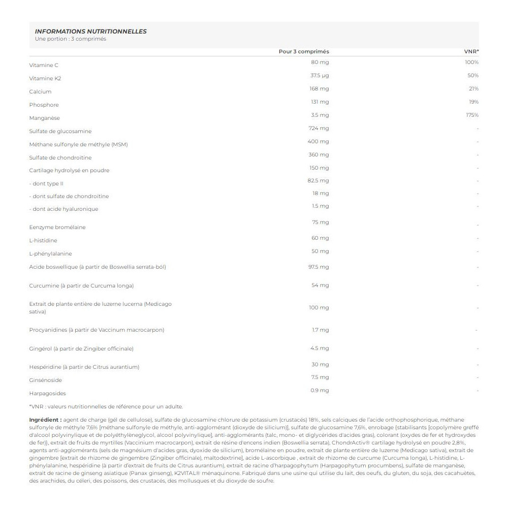 Arthro Forte 120 tabs - Biotech USA