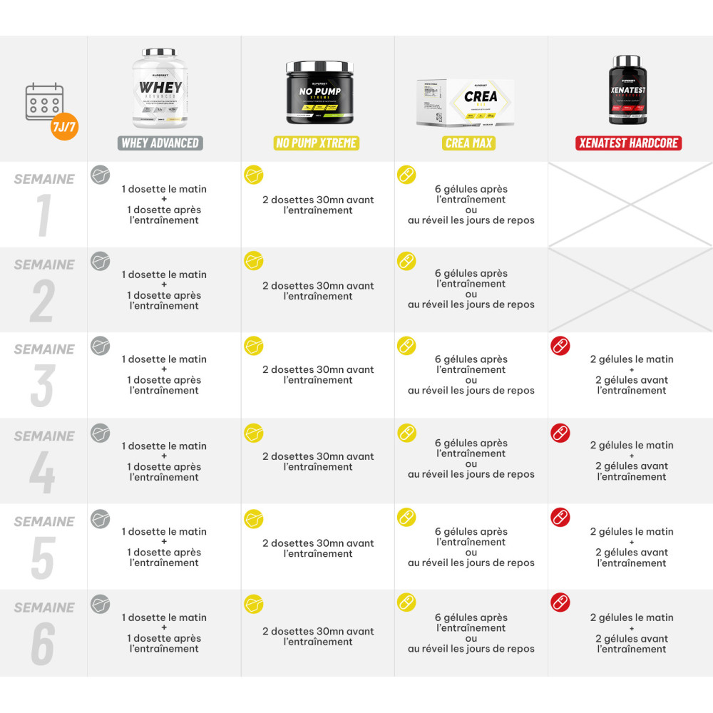 Programme Prise de Muscle sec Expert