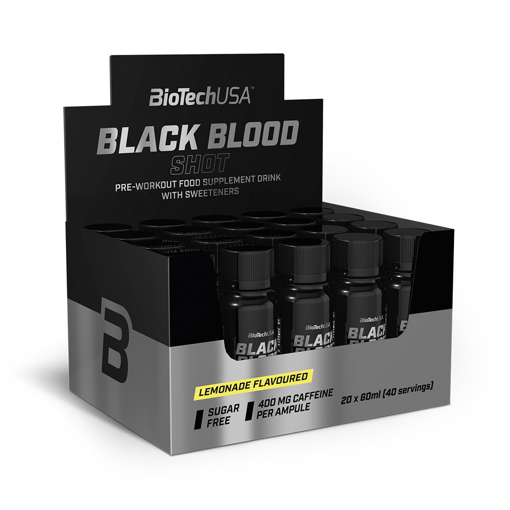 Boîte Black Blood Shot (20x60ml) - Biotech