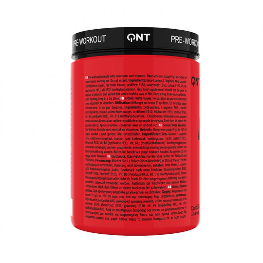 Pre-workout pump rx 300g - Booster d'entraînement - QNT
