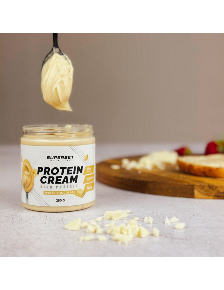 PROTEIN CREAM 250G - Pâtes à tartiner protéinées - Superset Nutrition