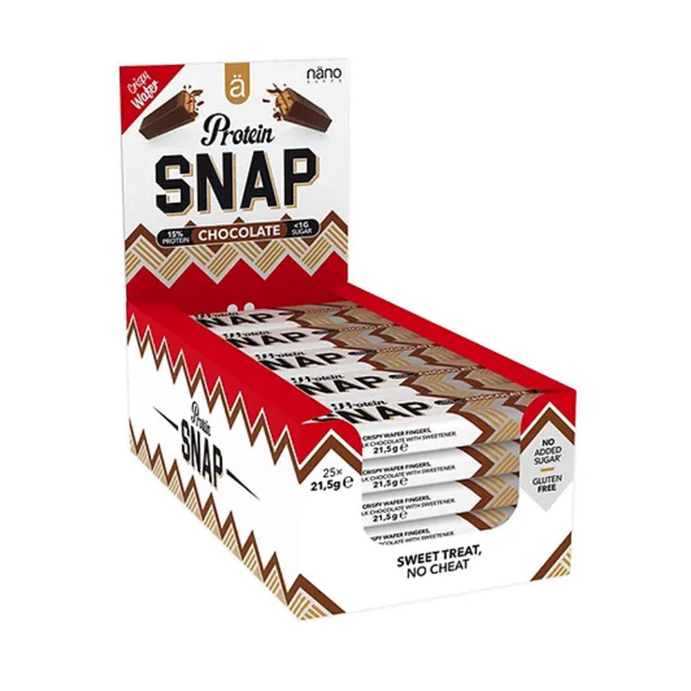 Box protein snap (25x22g) - Protein bars - Nano Supps