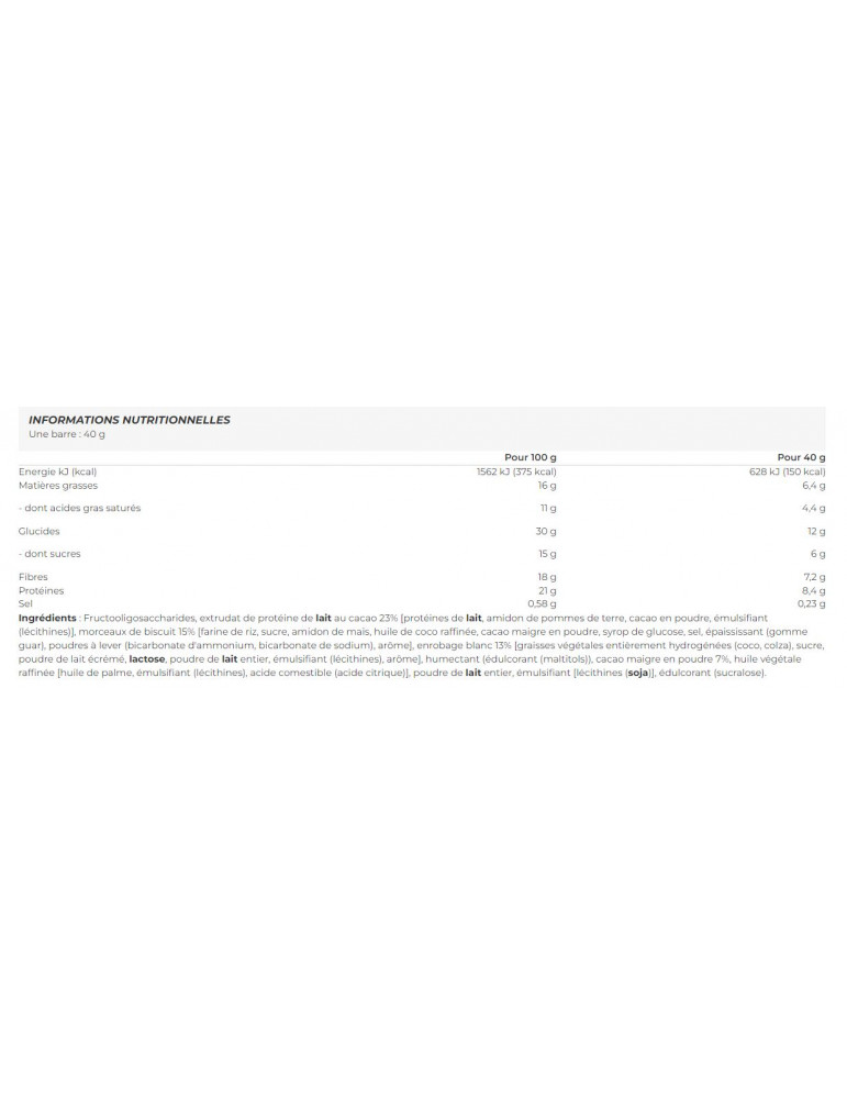 Boîte Crispy Protein Bar (16x40g) - Barres protéinées - Biotech USA