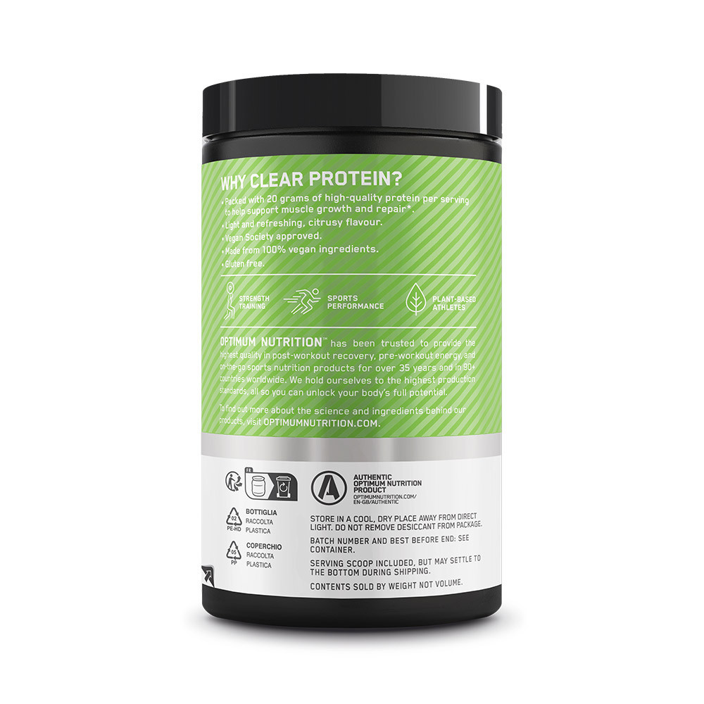 Clear Protein 100% Plant Protein Isolate (280g) - Optimum nutrition
