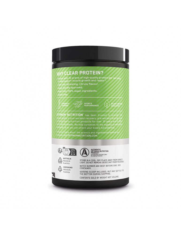 Clear Protein 100% Plant Protein Isolate (280g) - Optimum nutrition