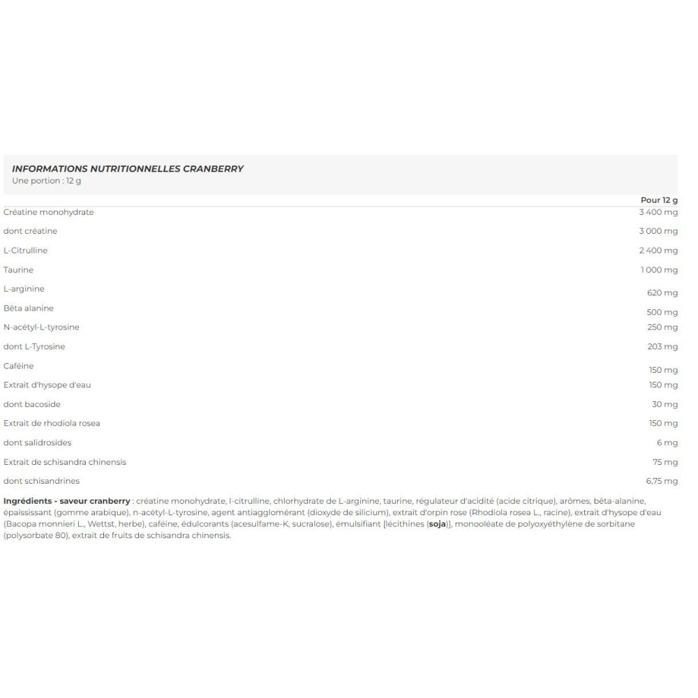 R-Weiler focus 300 g - Booster d'entraînement - Olimp Sport Nutrition