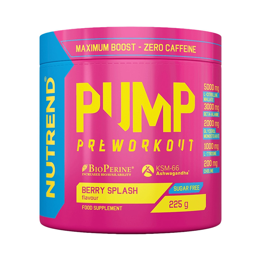 Pump pre workout (225g) - PreWorkout - Nutrend