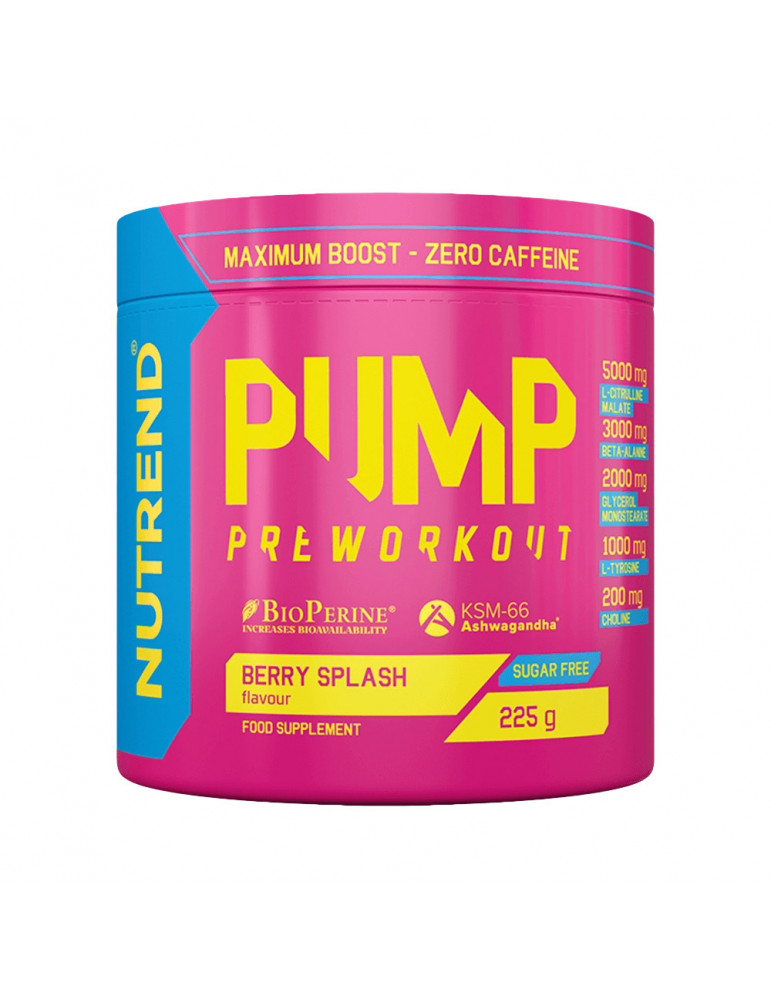 Pump pre workout (225g) - PreWorkout - Nutrend