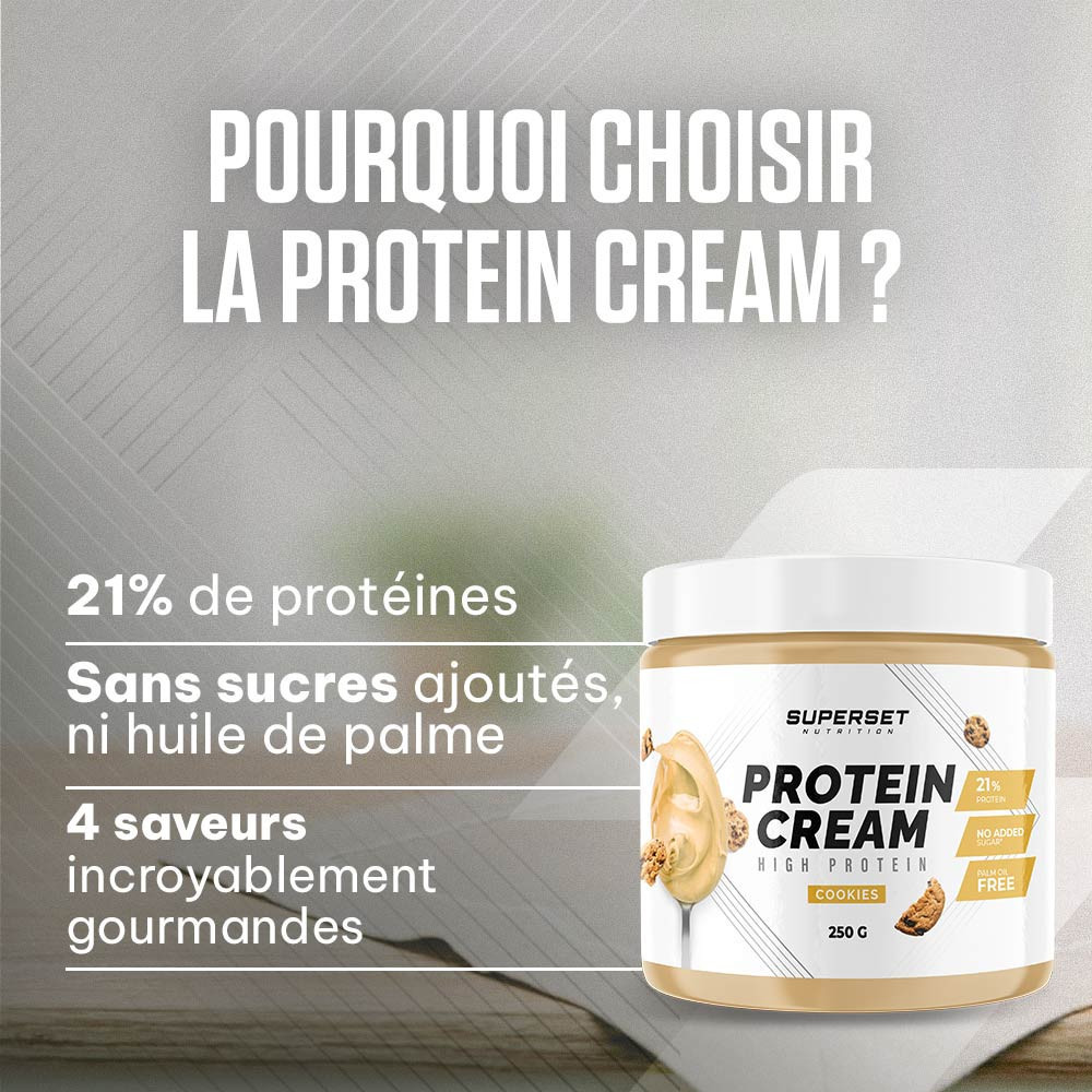 PROTEIN CREAM 250G - Protein spreads - Superset Nutrition