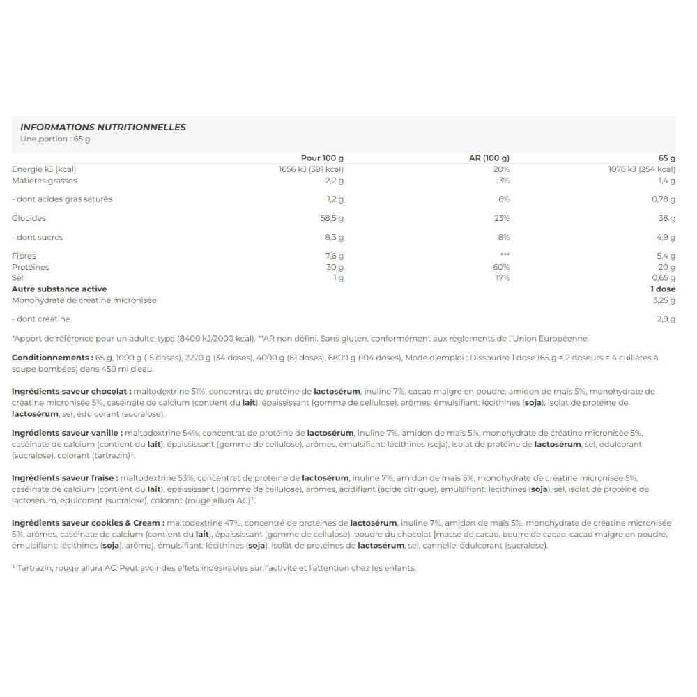 Hyper mass (6,8kg) - Gainers - Biotech USA