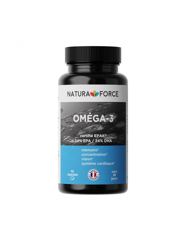 Oméga-3 (90 caps) - oméga 3 - Natura Force