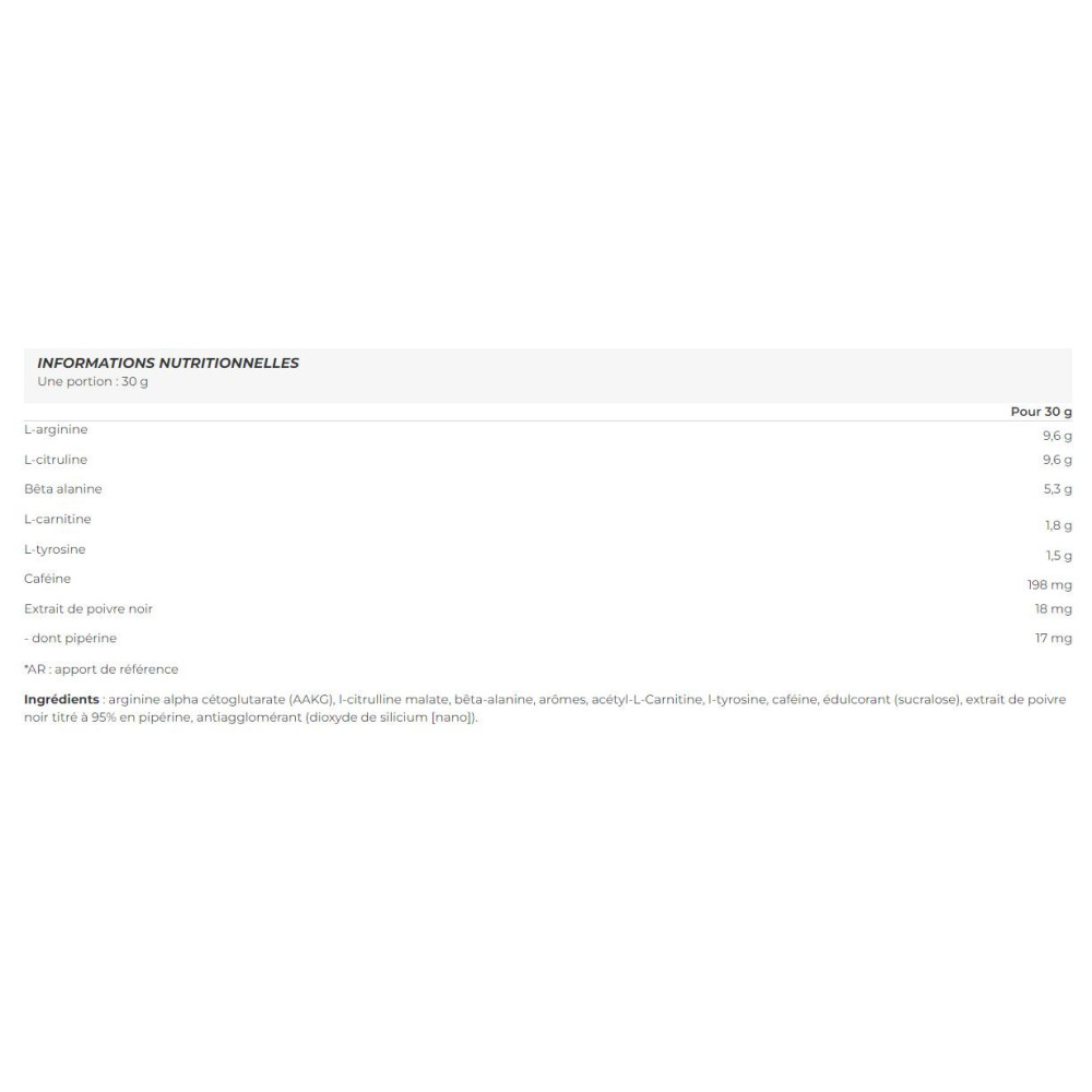 Pre workout pump cuts (360g) - Preworkout - Addict Sport Nutrition