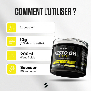 TESTO GH XTREME (300G) - Boosters de testostérone - Superset Nutrition