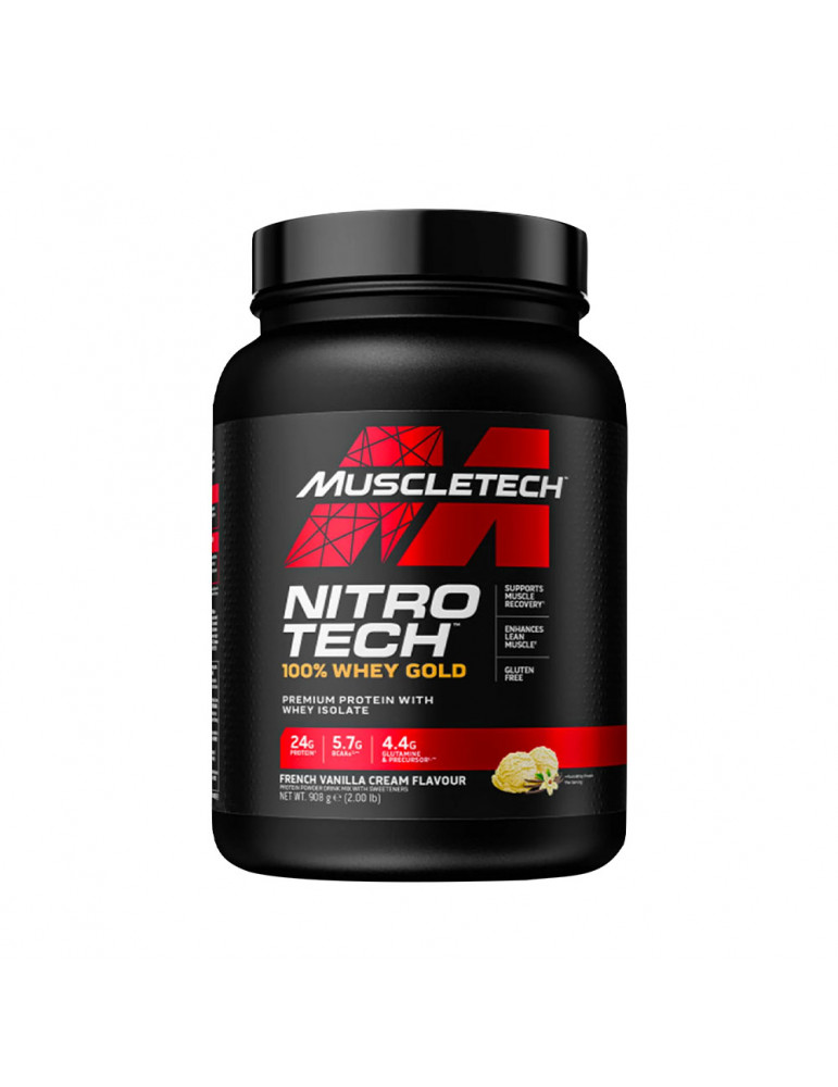 Nitro tech 100% whey gold (908g) - Whey protéine - Muscletech