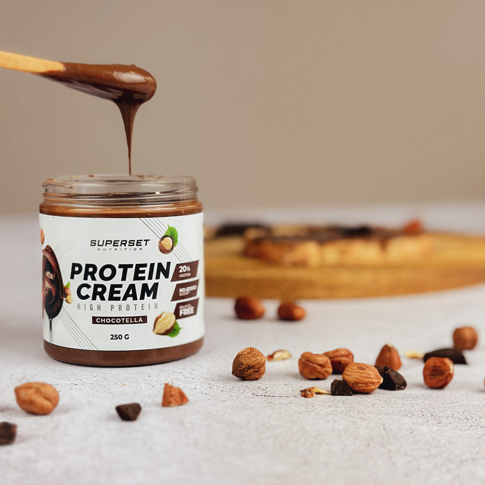 PROTEIN CREAM (4X250G) - Pâte à tartiner protéinée -Superset Nutrition