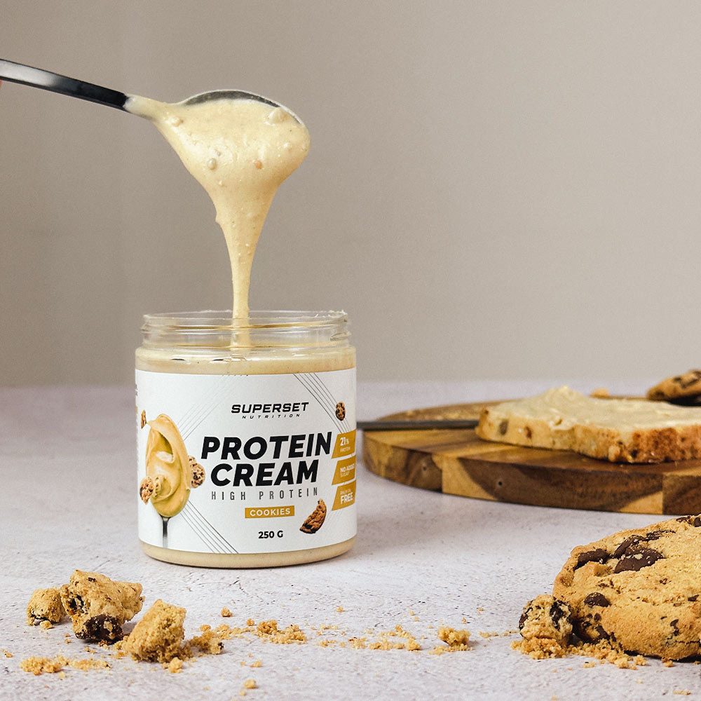 PROTEIN CREAM (4X250G) - Pâte à tartiner protéinée -Superset Nutrition
