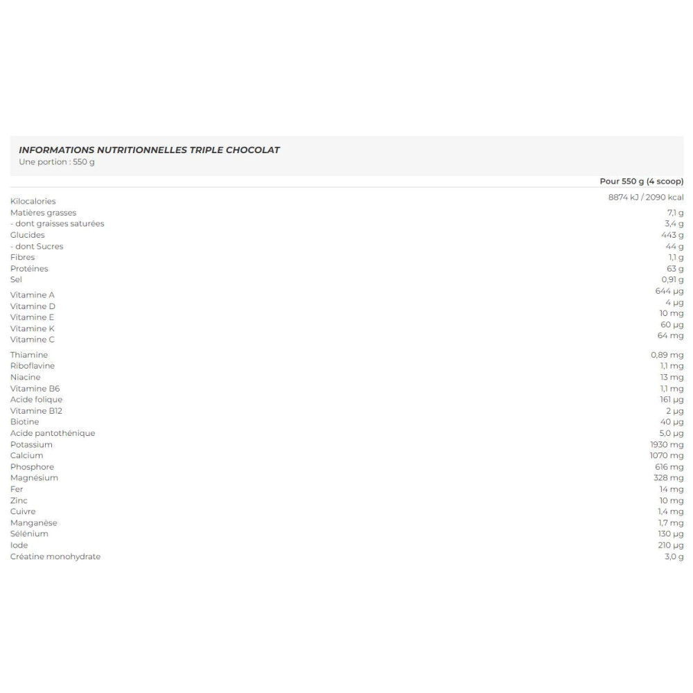 Mass tech extreme 2000 (2,7kg) - Gainers - Muscletech