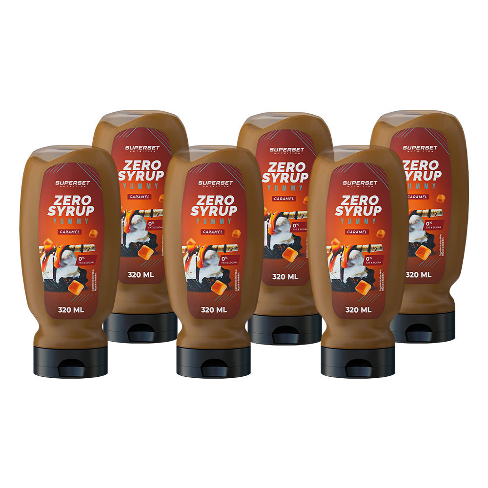 YUMMY ZERO SYRUP (6X320ML) - Sirops zéro - Superset Nutrition