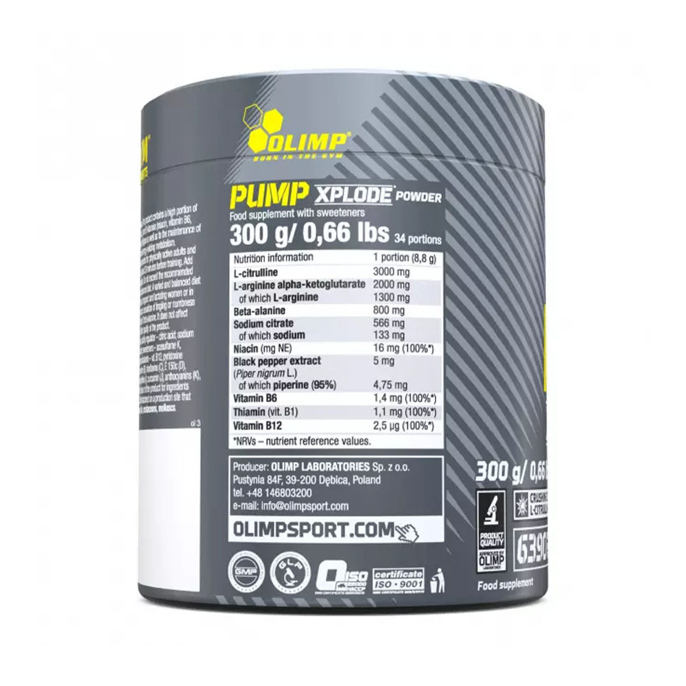 Pump xplode powder (300g) - preworkout - Olimp sport nutrition