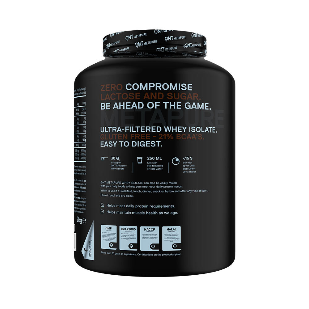 Metapure Whey Protein Isolate (2 kg) - Protein - QNT