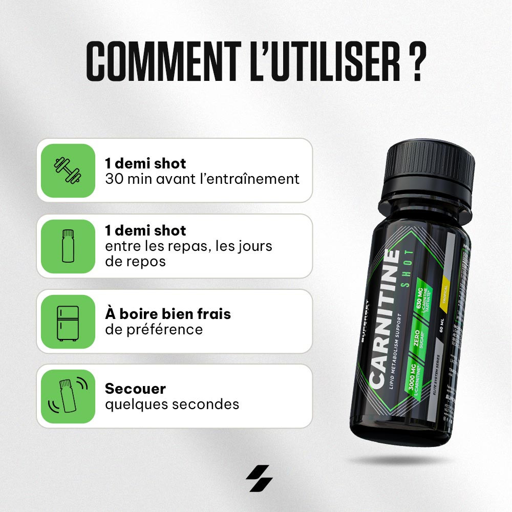 CARNITINE SHOT (60ML) - Slimming aids - Superset Nutrition