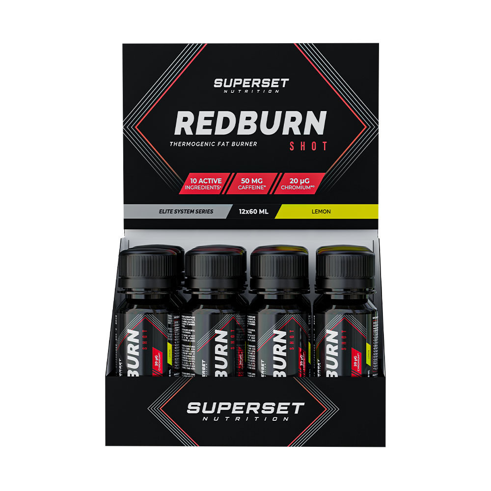 REDBURN SHOT (12X60ML) - Brûleurs de Graisse - Superset Nutrition