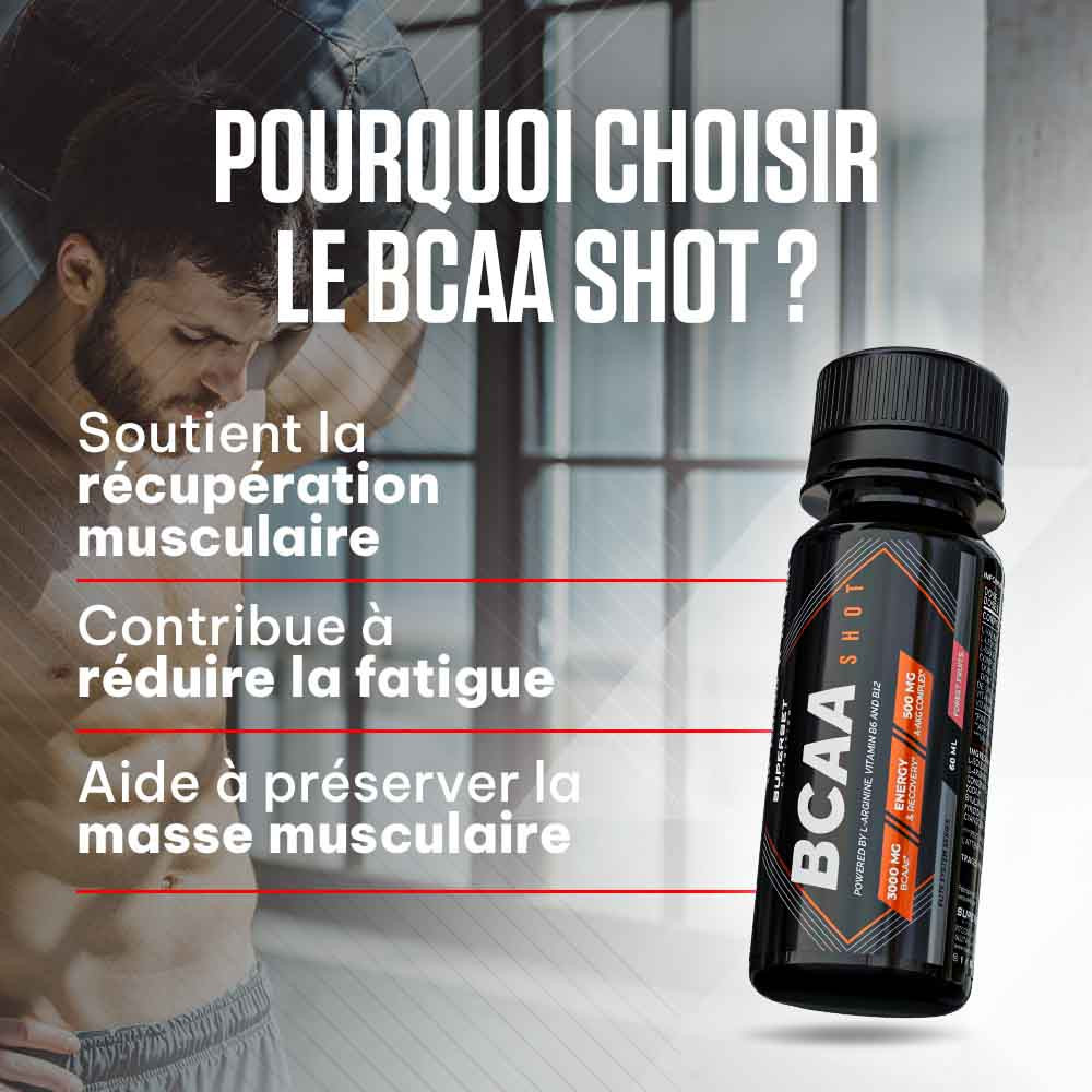 BCAA SHOT (60ML) - BCAA & Acides aminés - Superset Nutrition