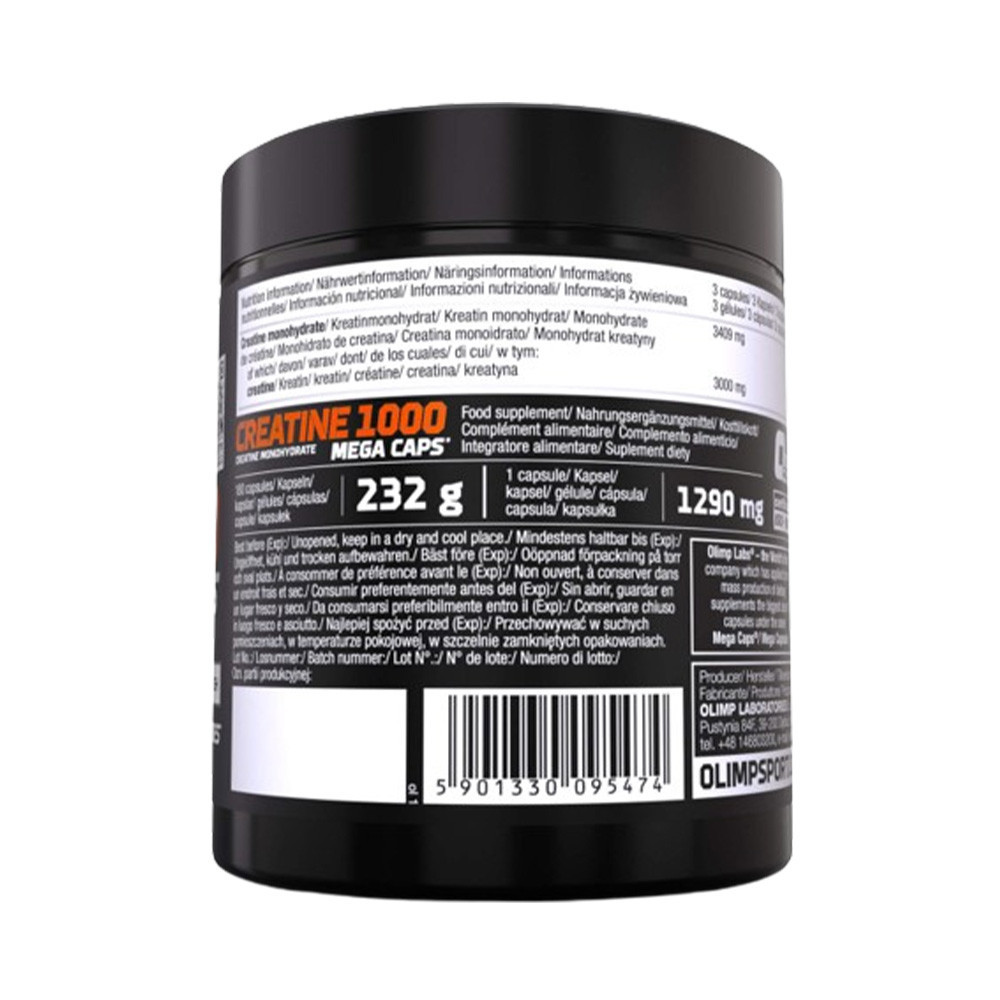 Creatine 1000 mega (180 caps) - Creatines - Olimp Sport Nutrition