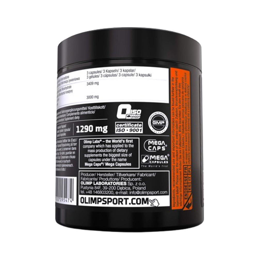 Creatine 1000 mega (180 caps) - Créatines - Olimp Sport Nutrition