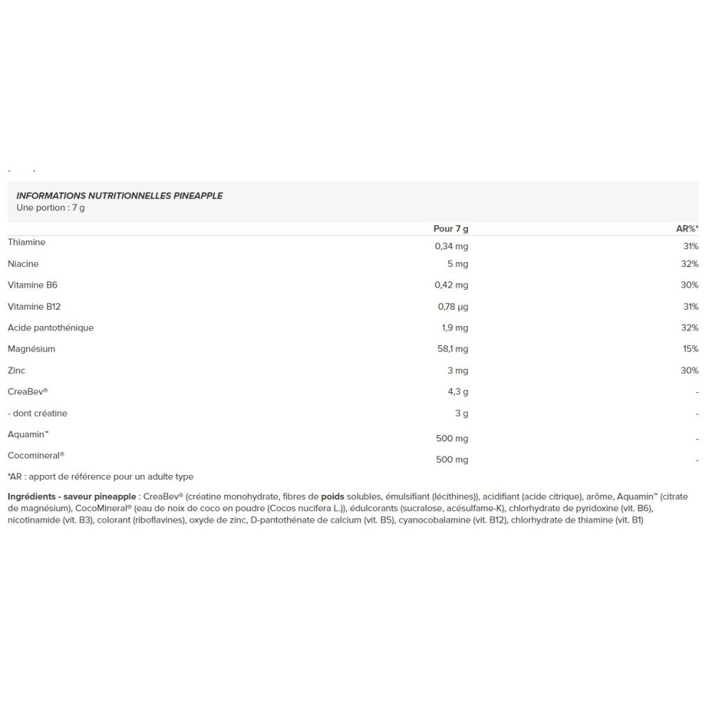Platinum Creatine Plus (350g) - Créatines - Optimum nutrition
