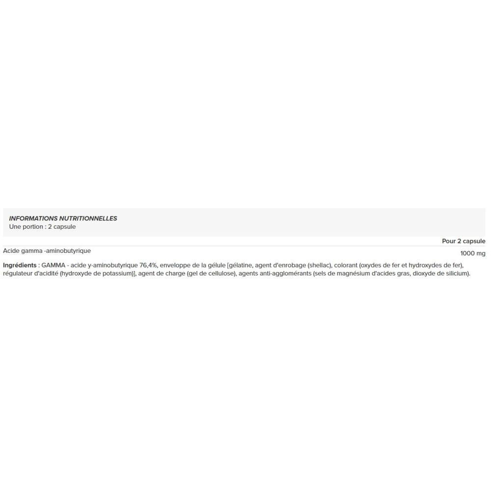 Gaba (60capsule) - Anabolizzante naturale Biotech USA