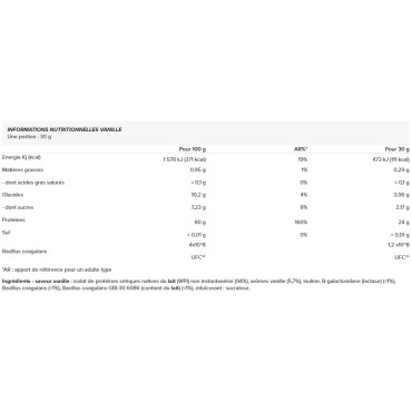 Whey Native Isolate (1kg) - Whey isolate - Nutrimuscle