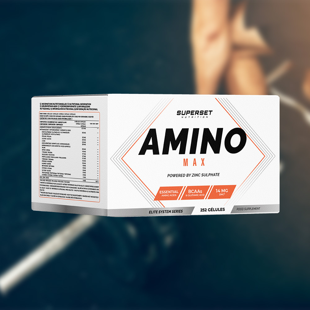AMINO MAX (252 kaps) - Aminosäuren Muskelaufbau - Superset Nutrition