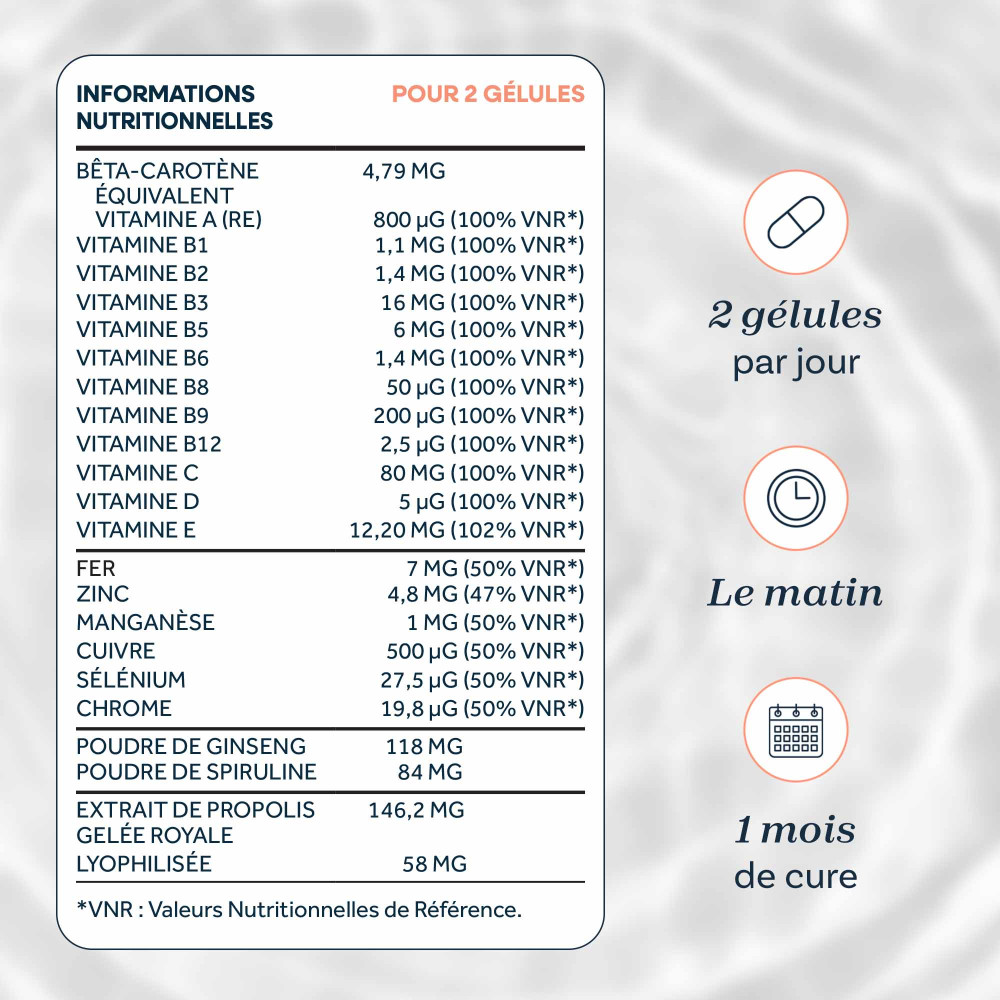 Multivitamines + (60 gélules) - Nutraclear