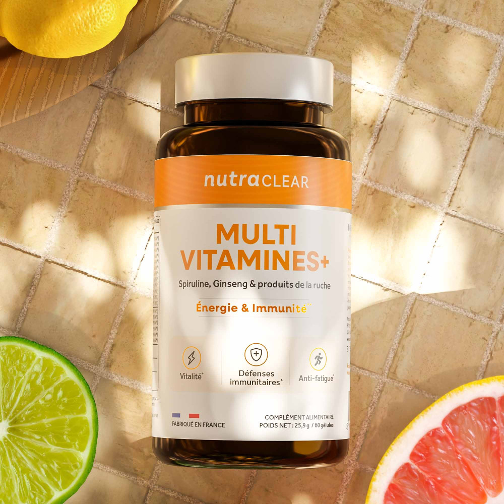 Multivitamines + (60 gélules) - Nutraclear