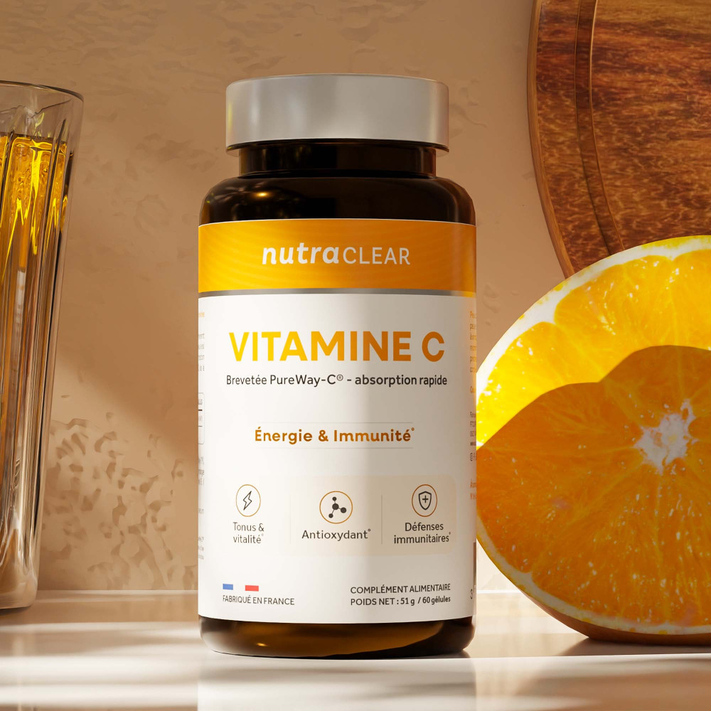 Vitamin C PureWay-C® (60 capsules) - Nutraclear