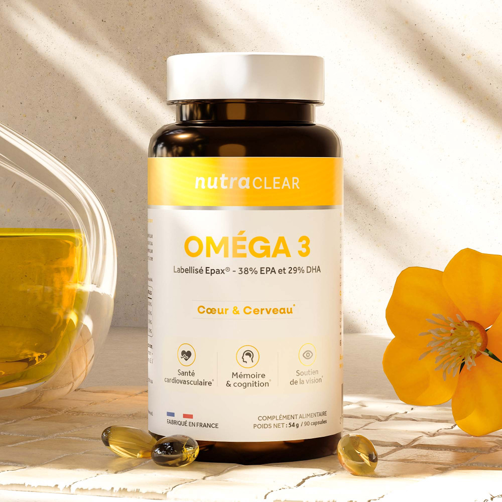Oméga 3 Epax® (90 capsules) - Nutraclear