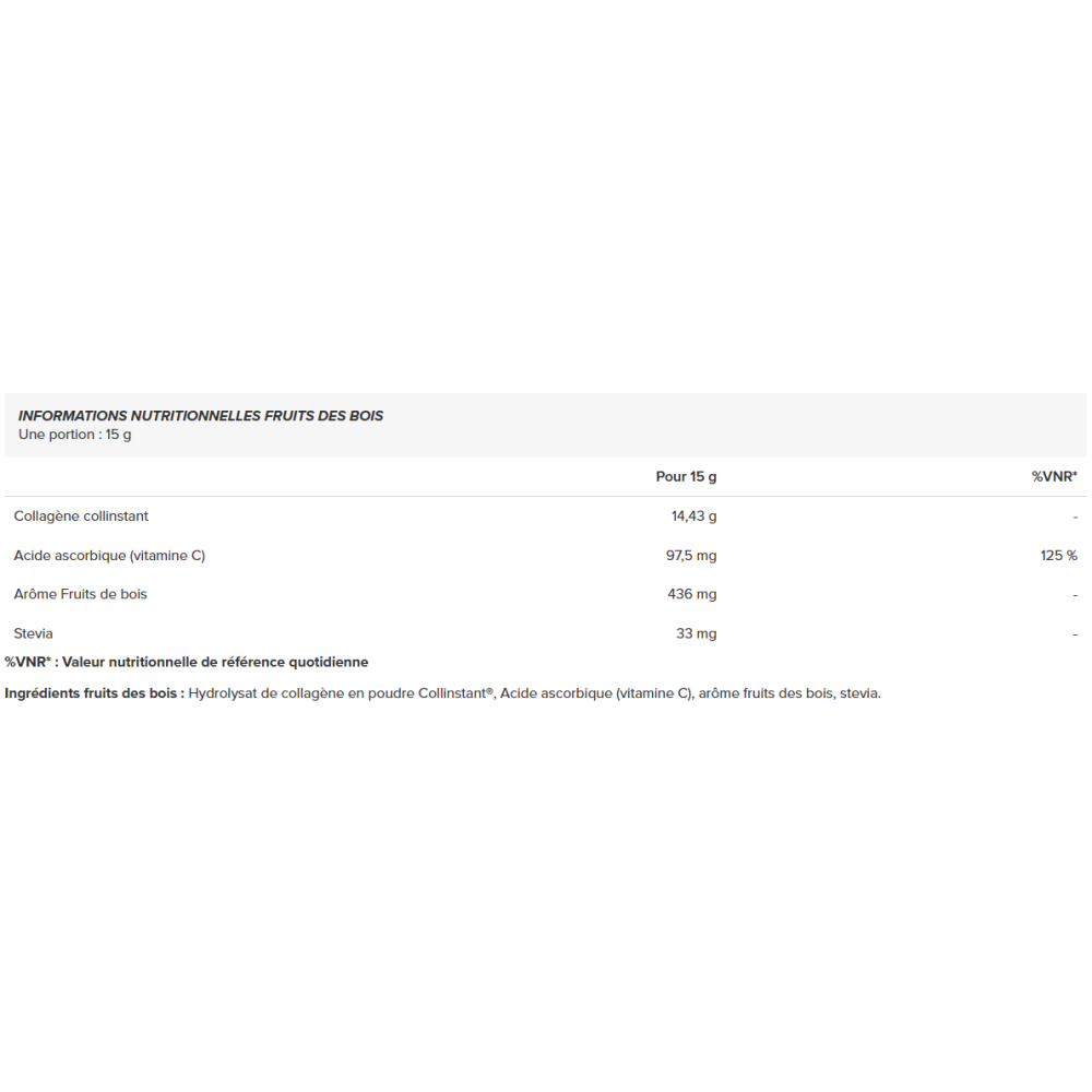 Collagène type 1 (1,8kg) - Collagène - Yam Nutrition