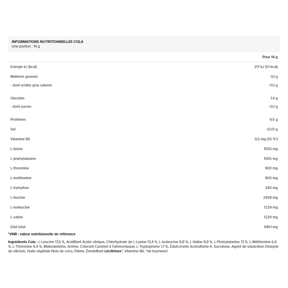 Extreme instant EAA (500g) - EAA - Body Attack Nutrition
