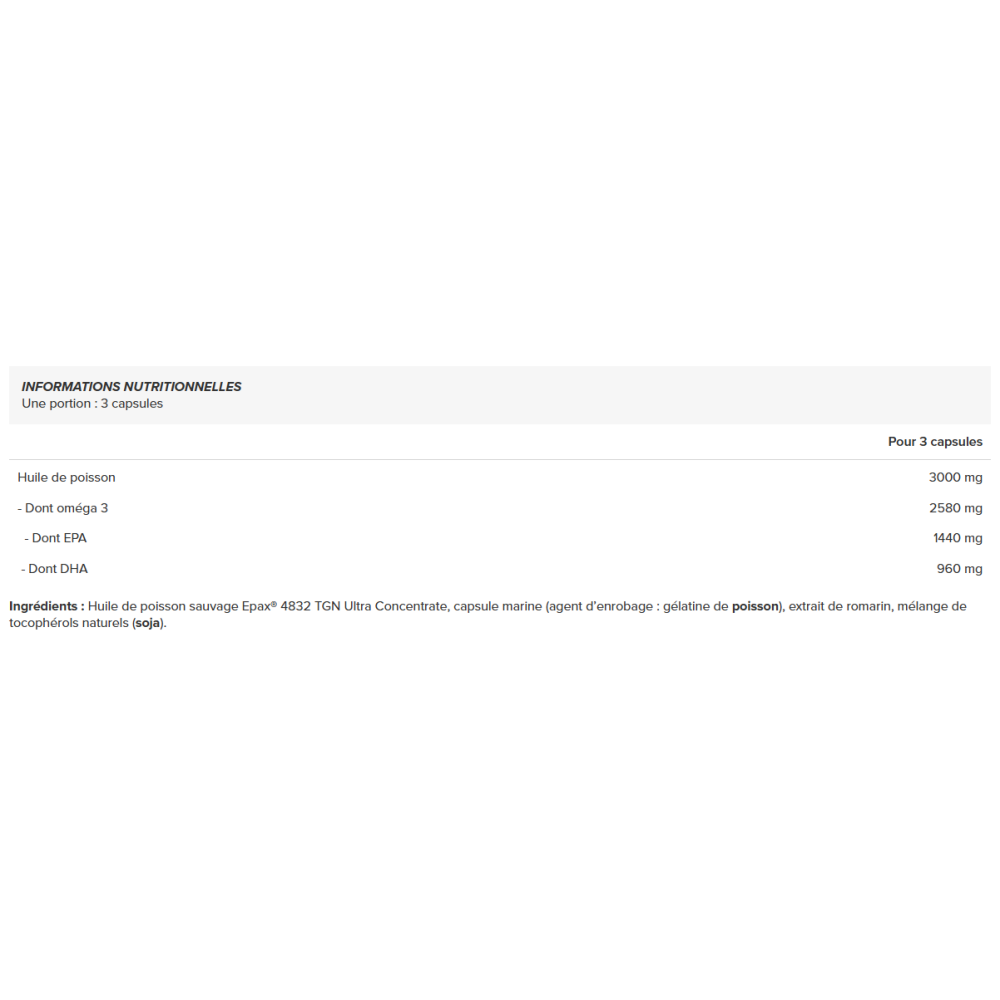 Omega 3 EPAX® (90cápsulas) - Omega 3 - Greenwhey